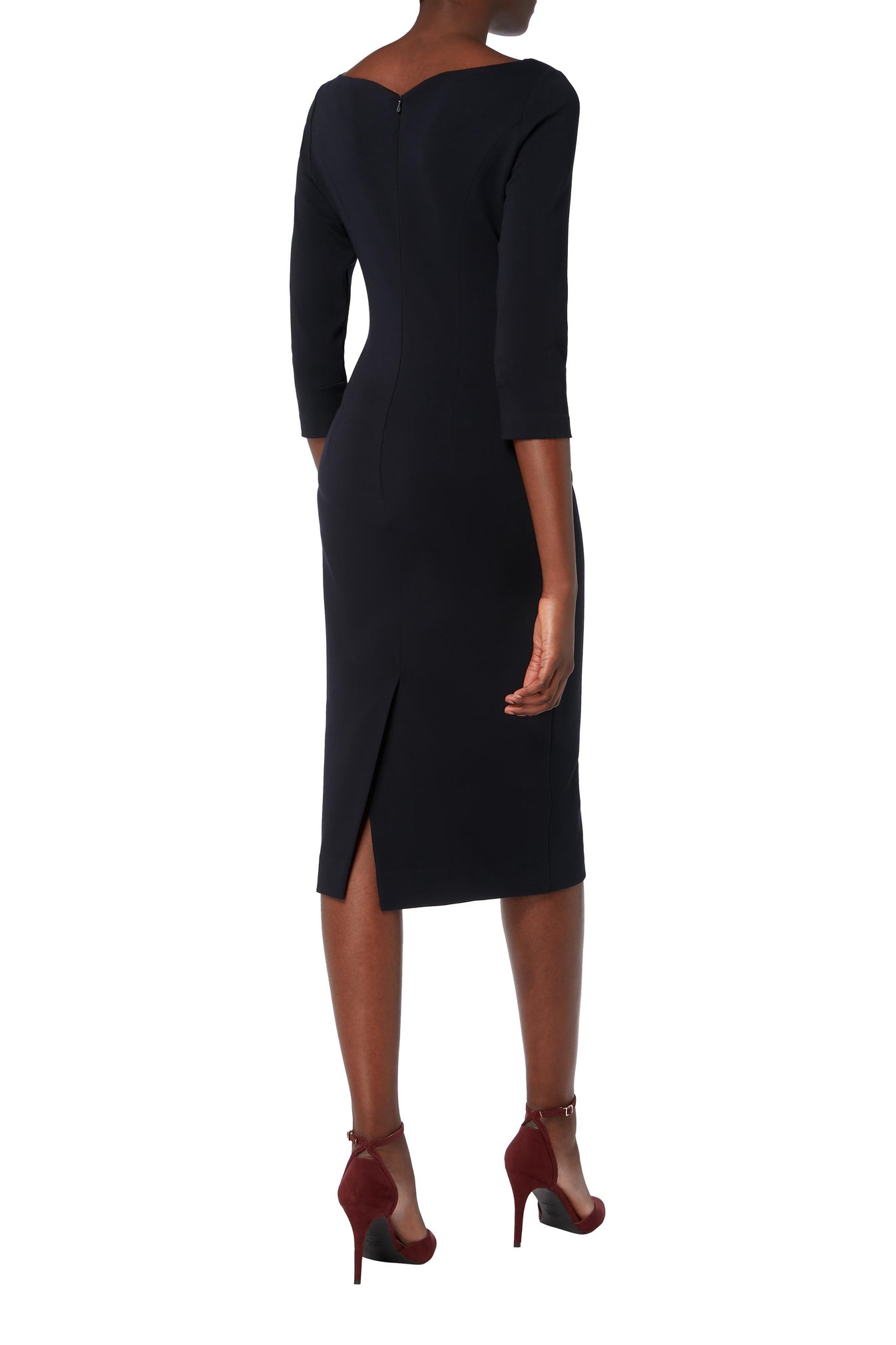 Hilton Jersey Dress - Dark Navy – Jane Atelier
