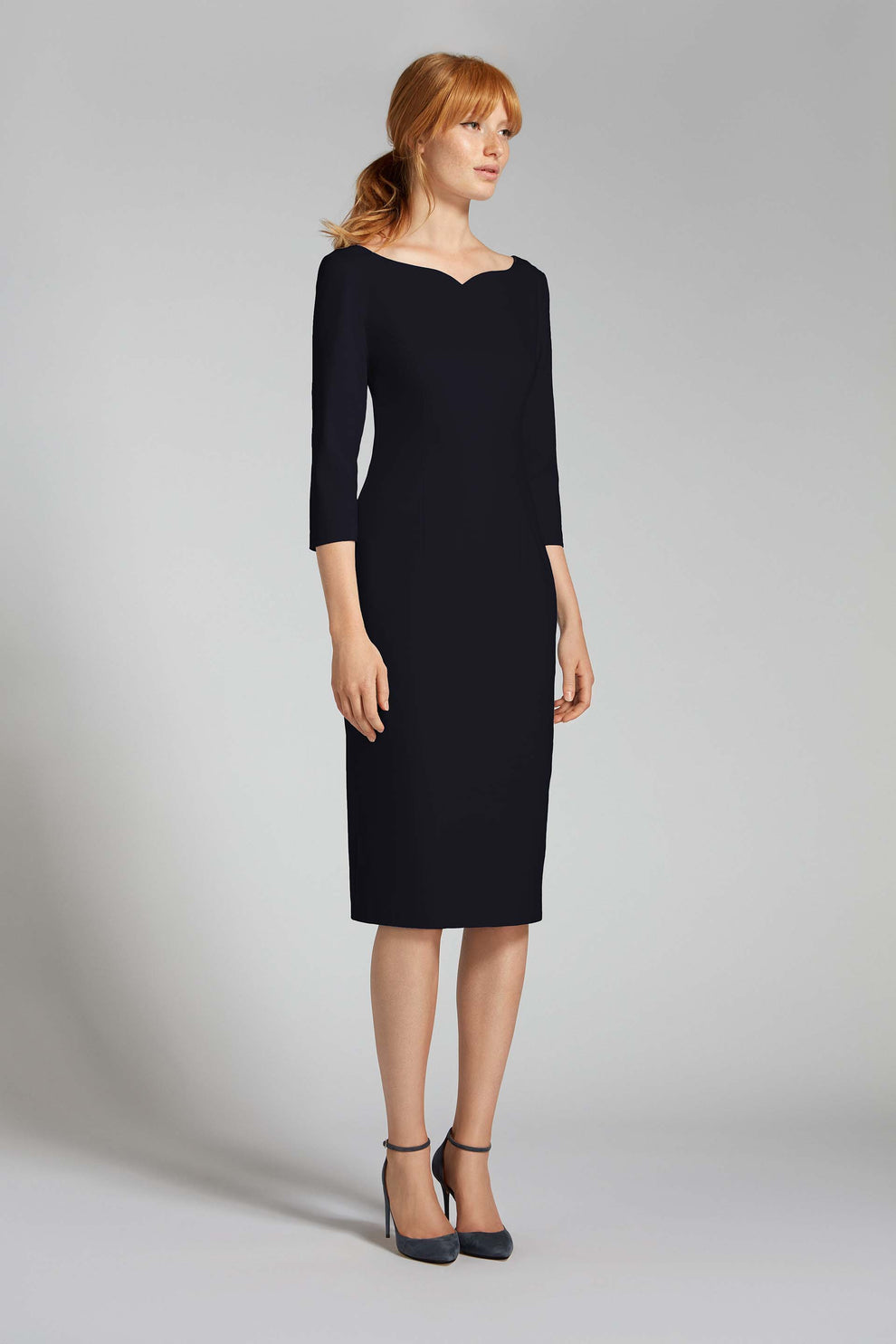 Hilton Jersey Dress - Dark Navy – Jane Atelier