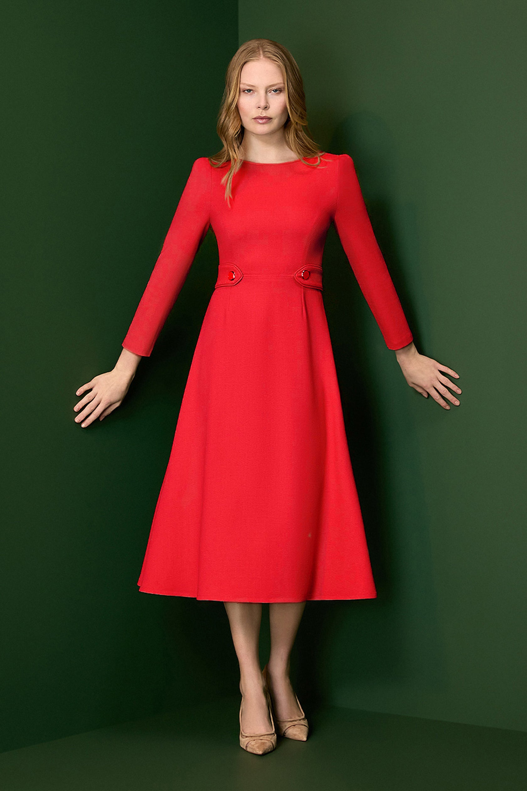 Tiffany Dress - Poppy Red – Jane Atelier