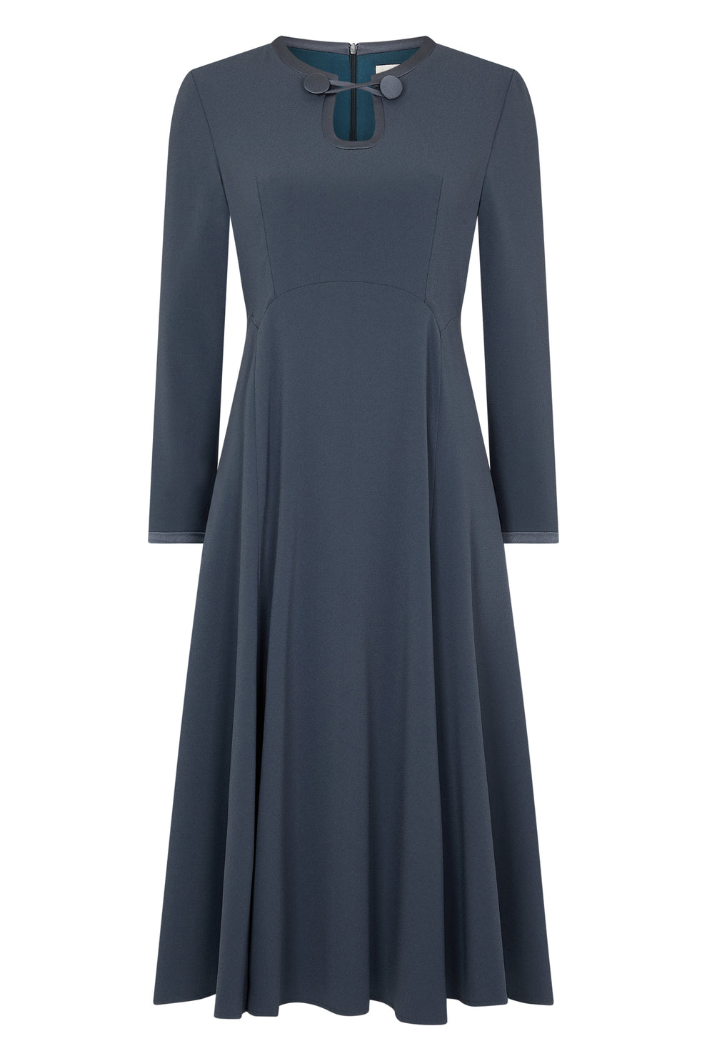 Taite Cady Fit And Flare Dress - Shadow Grey – Jane Atelier