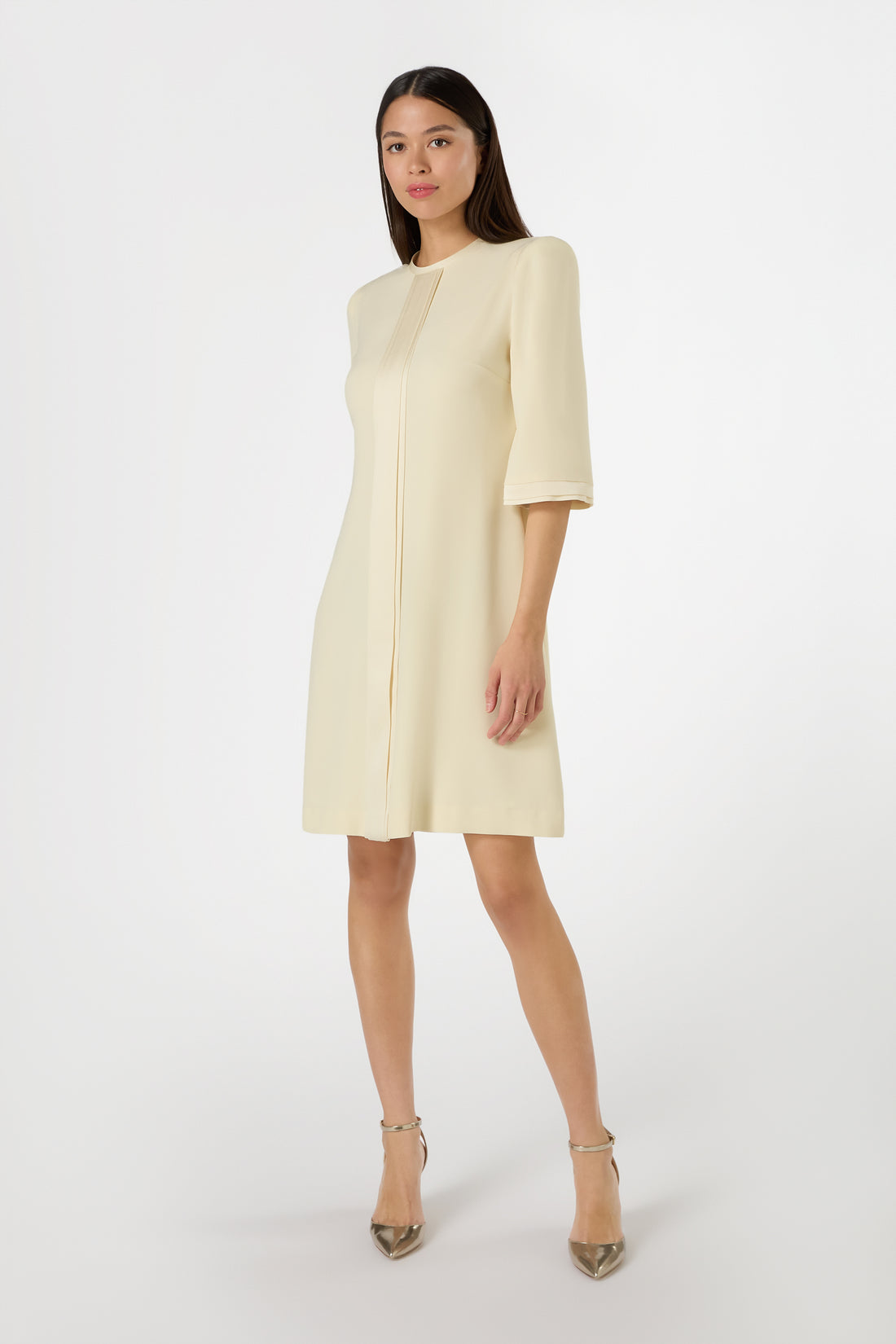 Vista Cady Tunic Dress - Vanilla – Jane Atelier